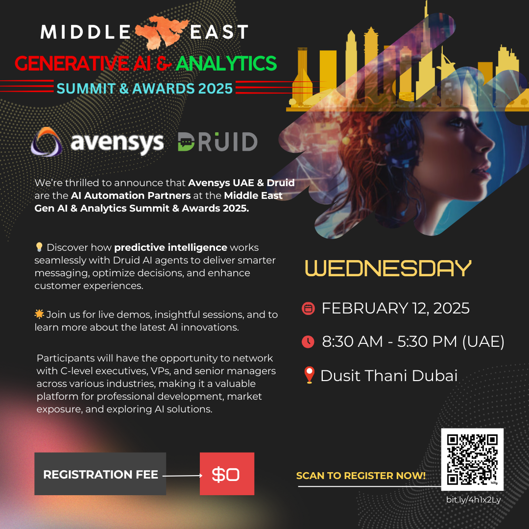 Middle East Gen AI & Analytics Summit & Awards 2025.- 12th Feb, 2025 ...